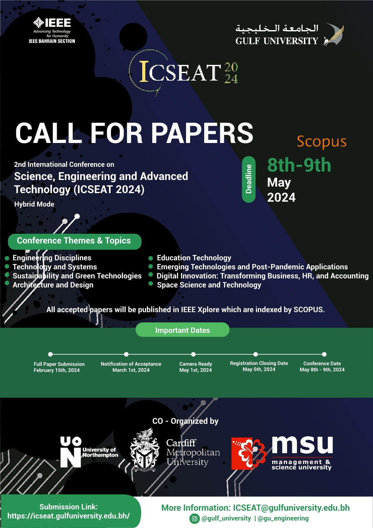 2nd International Conference on Science, Engineering and Advanced Technology (ICSEAT 2024 ...